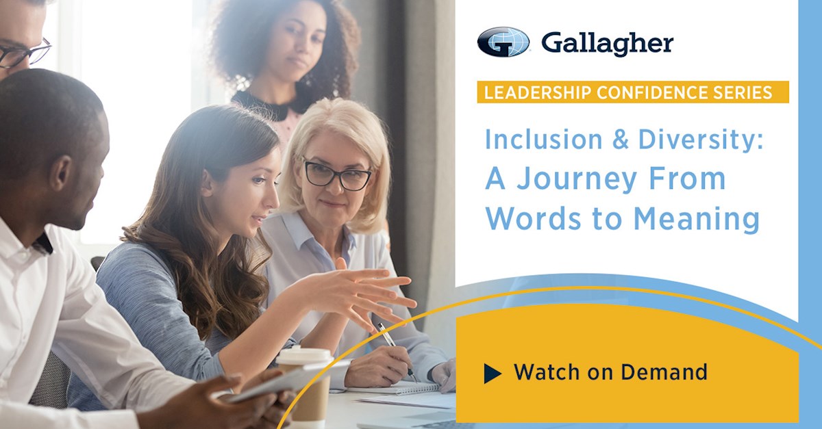 Inclusion and Diversity: A Journey from Words to Meaning Webinar | AJG ...