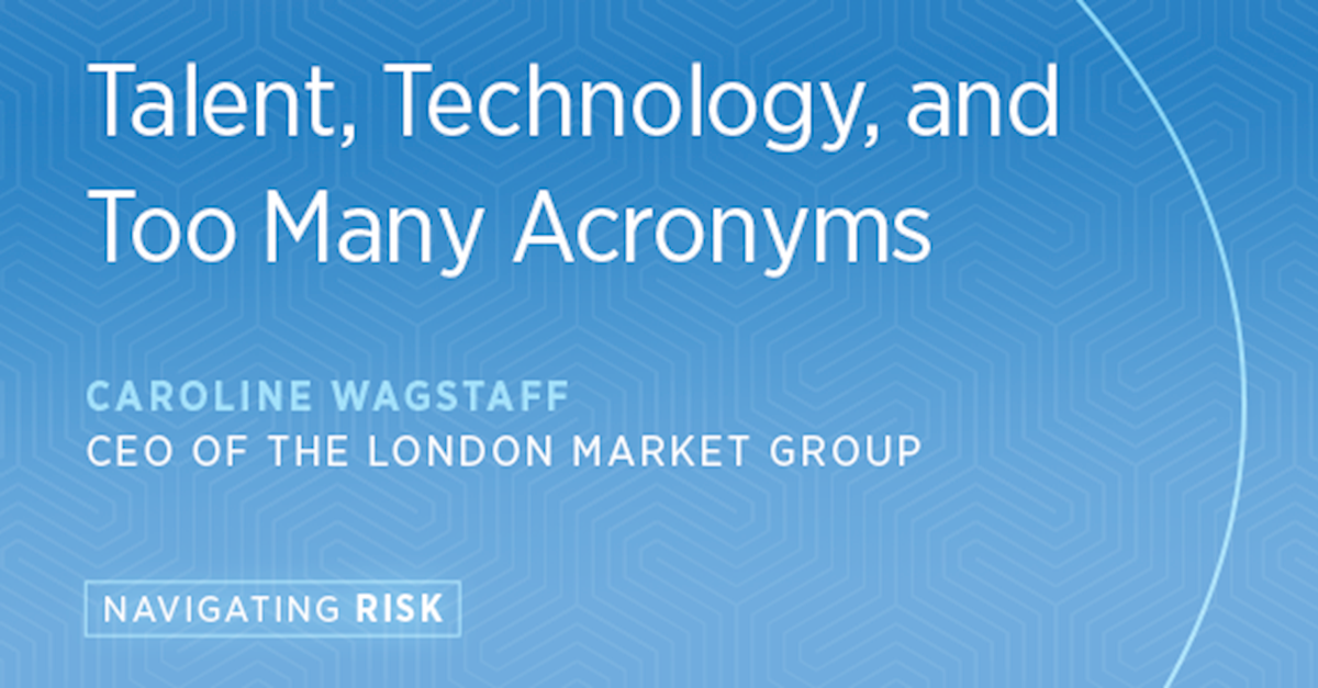 Talent, Technology and Too Many Acronyms: An Interview with Caroline ...