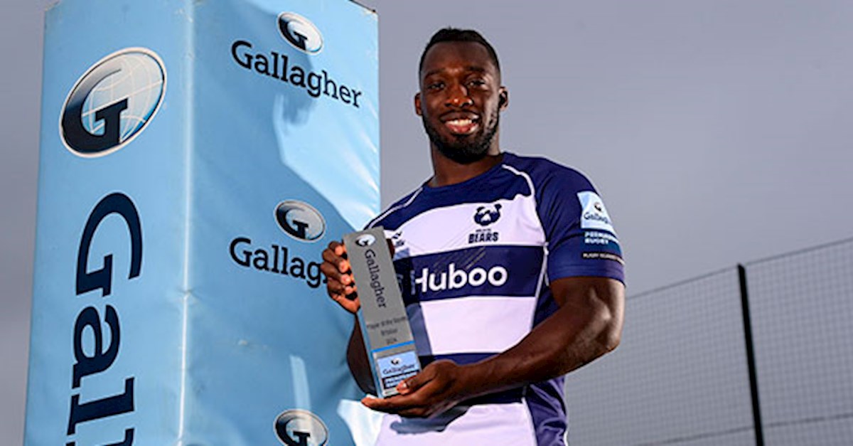 Bristol Bears wing Gabriel Ibitoye voted Gallagher Player of the Month ...