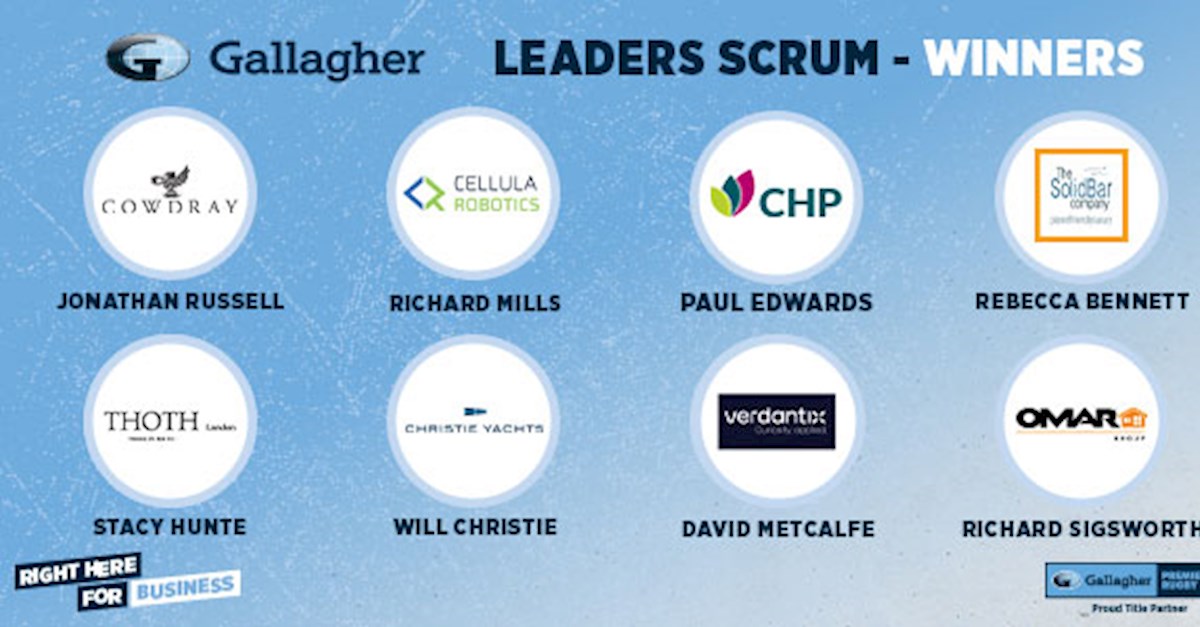Gallagher Leaders Scrum winners revealed | AJG United Kingdom